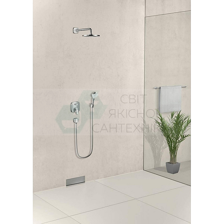 Купити Шлангове під'єднання зі зворотнім клапаном Matt White Hansgrohe ...