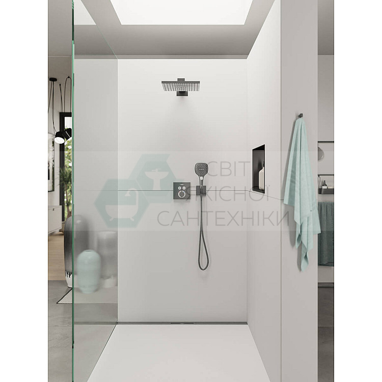 Купити Верхній душ Brushed Black Chrome Hansgrohe Raindance Select E ...