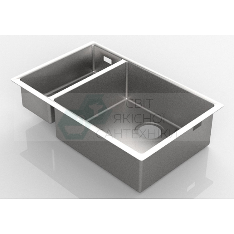 Купити Кухонна мийка під стільницю на дві чаші Stainless Steel ...
