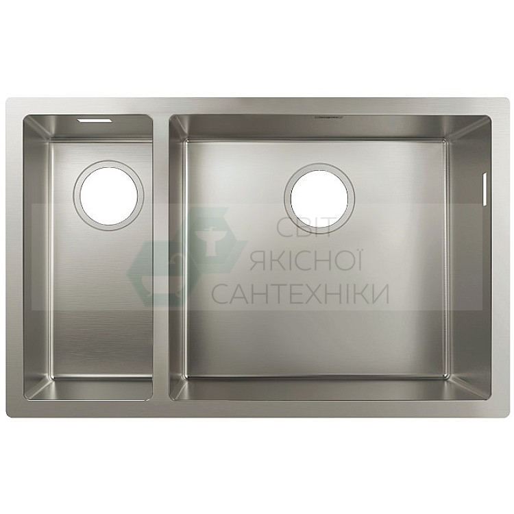 Купити Кухонна мийка під стільницю на дві чаші Stainless Steel ...