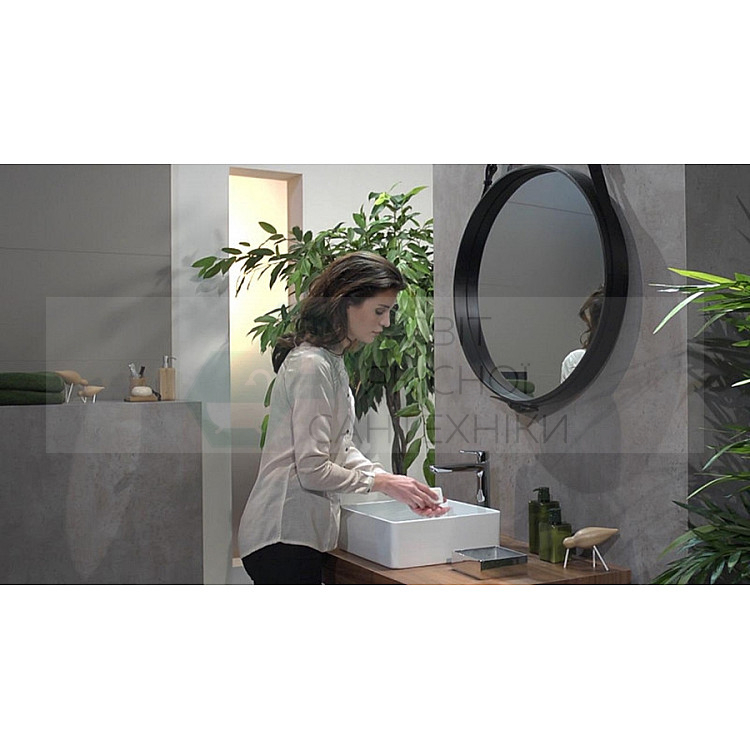 Купити Змішувач для умивальника Brushed Black Chrome HANSGROHE TALIS E ...