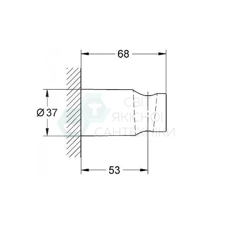 Купити Тримач для душової лійки GROHE NEW TEMPESTA COSMOPOLITAN ...