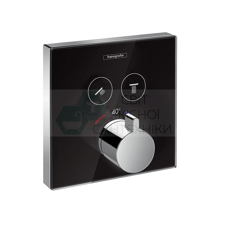 Купити Термостат для душу HANSGROHE SHOWER SELECT 15738600 чорний ...