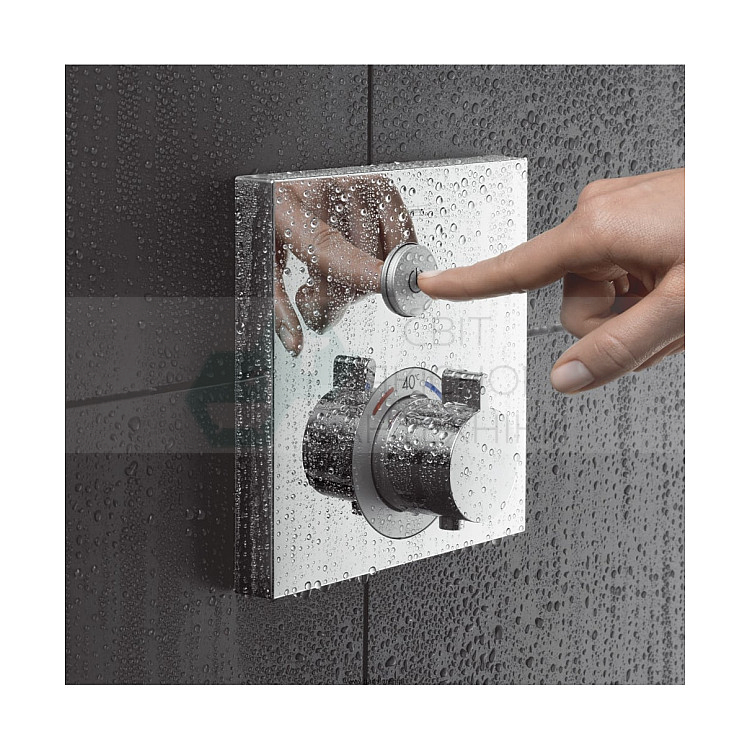 Купити Термостат для душу HANSGROHE ShowerSelect 15737400 хром білий ...