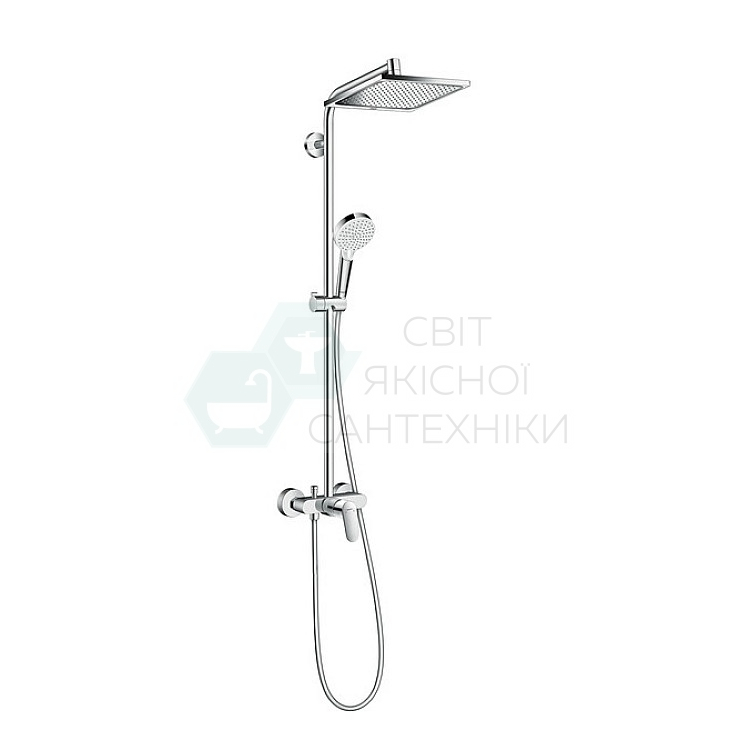 Купити Душова система HANSGROHE Crometta E 240 27284000 хром | SvitSanteh