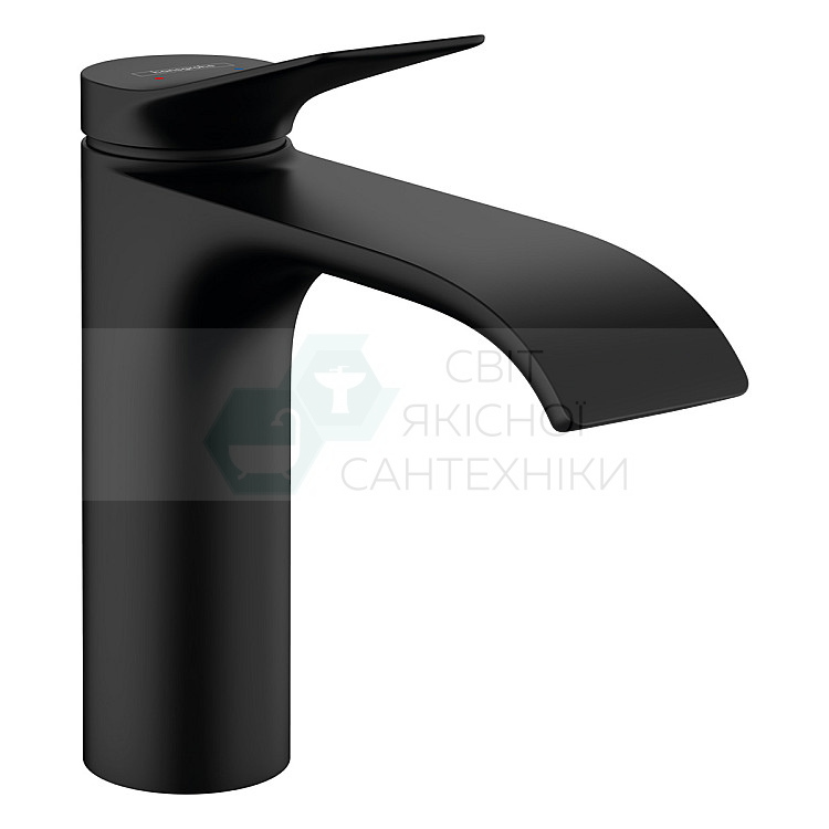 Купить Черный смеситель для умывальника Hansgrohe Vivenis 110 (75020670 ...