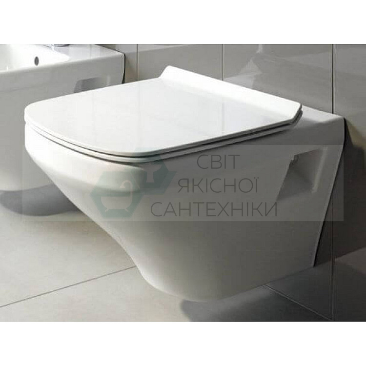 Купити Унітаз підвісний DURAVIT DURASTYLE 37x54 без обідка - SVITSANTEH