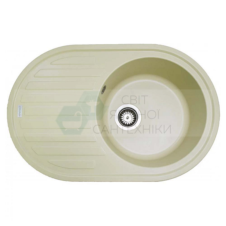 Купити Кухонна мийка 76х49 Fancy Marble ELIPSE 120070801 айворі ...