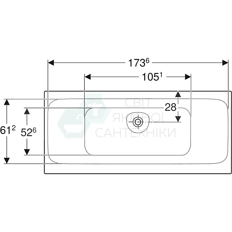Купити Ванна прямокутна Geberit Tawa Slim Rim Duo 180x80 554.124.01.1 ...