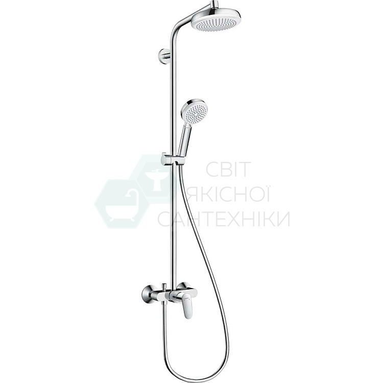 Купити Душова система HANSGROHE Crometta 160 27266400 хром | SvitSanteh