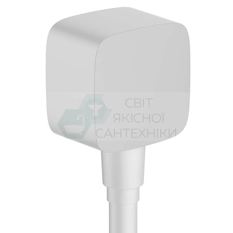 Купити Шлангове під'єднання зі зворотнім клапаном Matt White Hansgrohe ...