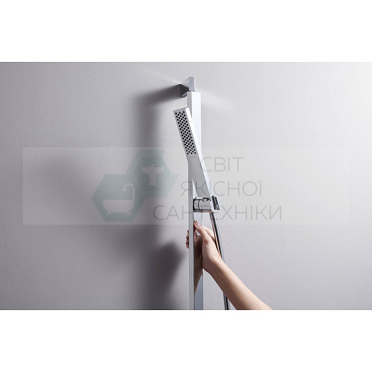 Купити Душова штанга E Puro 90 см з тримачами для ручного душу Easy ...