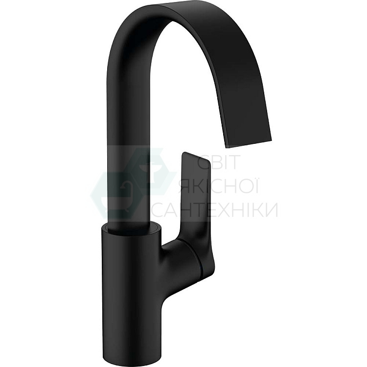 Купити Змішувач для умивальника з поворотним носиком Matt Black ...
