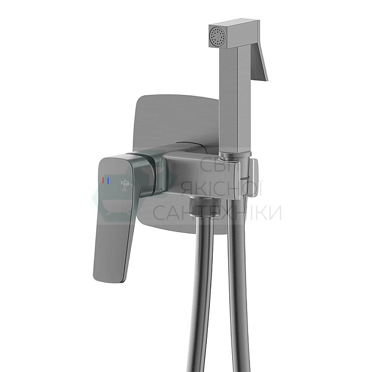 Купити Гігієнічний душ KFA ARMATURA MALAGA 4529-512-61 графіт | SvitSanteh