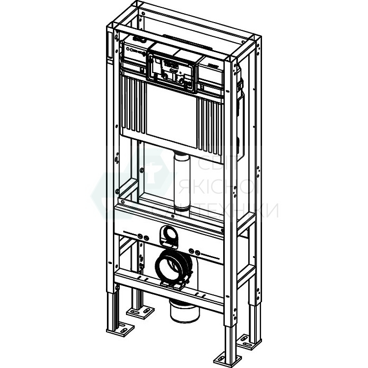 Купити Інсталяційний модуль TECE для підвісних унітазів 9500393 ...