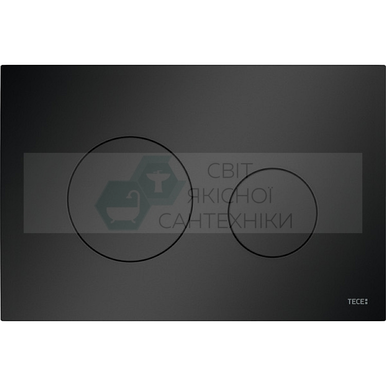 Купить Панель двойного смыва TECE Loop черная матовая 9240925 | SvitSanteh
