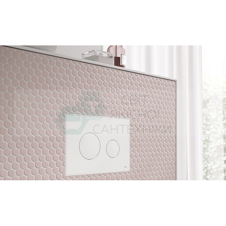 Купити Панель подвійного змиву TECE Loop біла матова 9240926 | SvitSanteh