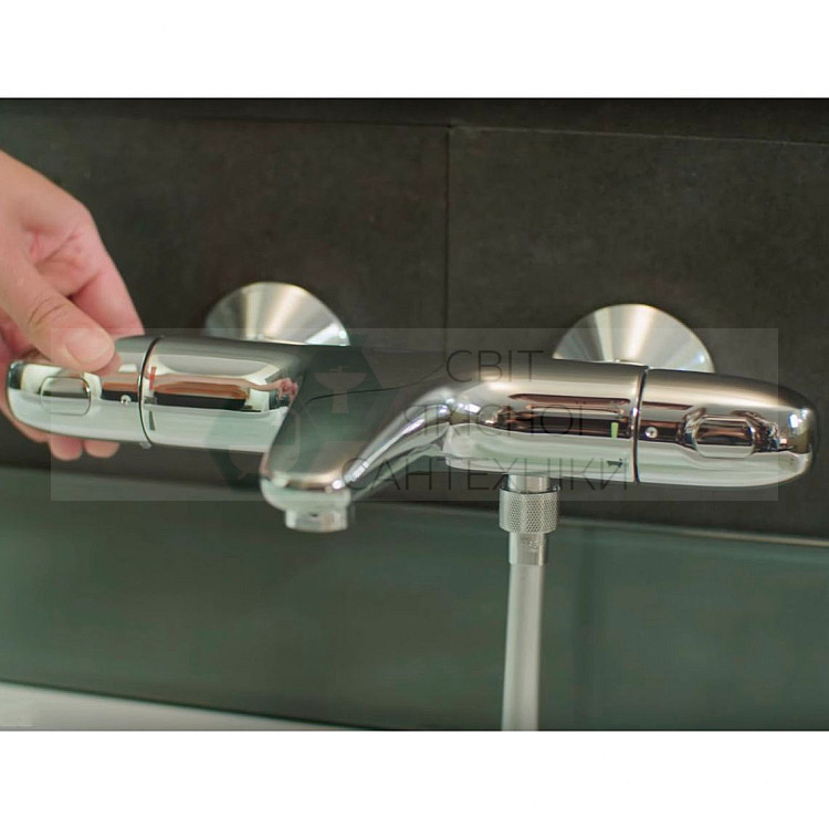 Купити Термостат для ванни Grohe Grohtherm 1000 34155003 хром | SvitSanteh