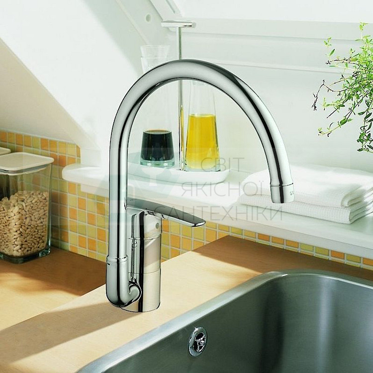 Купити Змішувач для кухні Grohe Euroeco Special 32752000 хром - SVITSANTEH