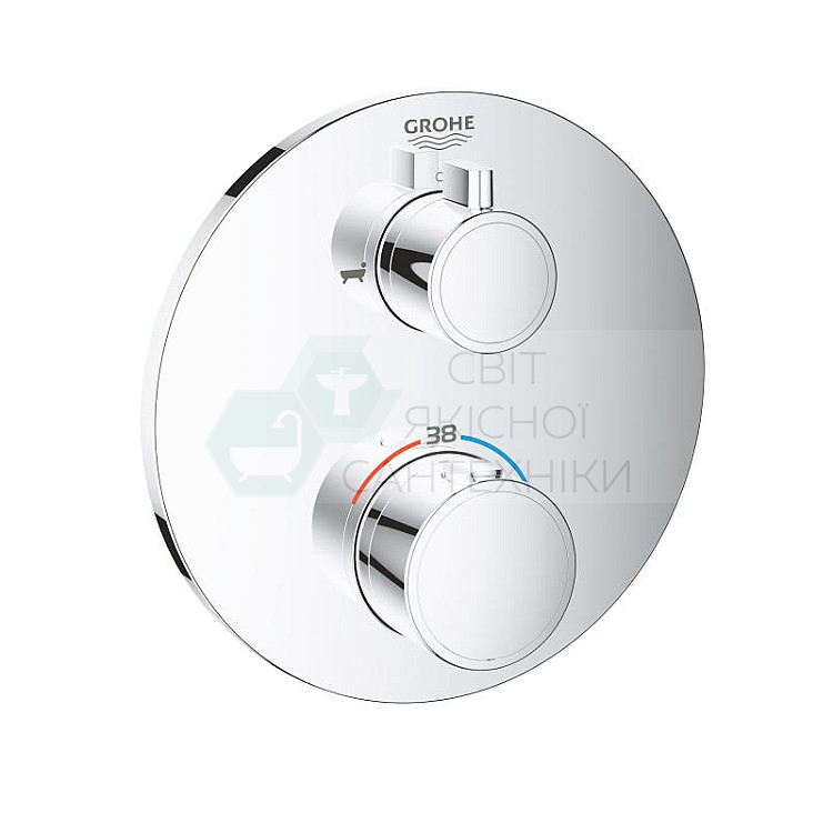 Купити Термостат для ванни Grohe Grohtherm Thermostatic 24077000 хром ...