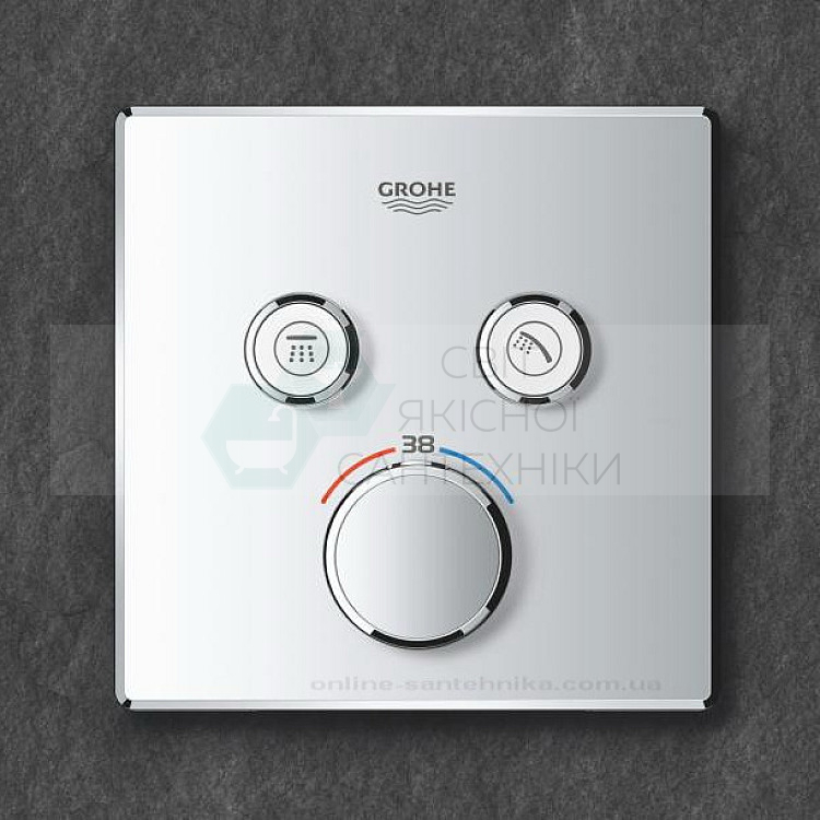 Купити Термостат прихованого монтажу з 2 кнопками Grohe Grohtherm ...