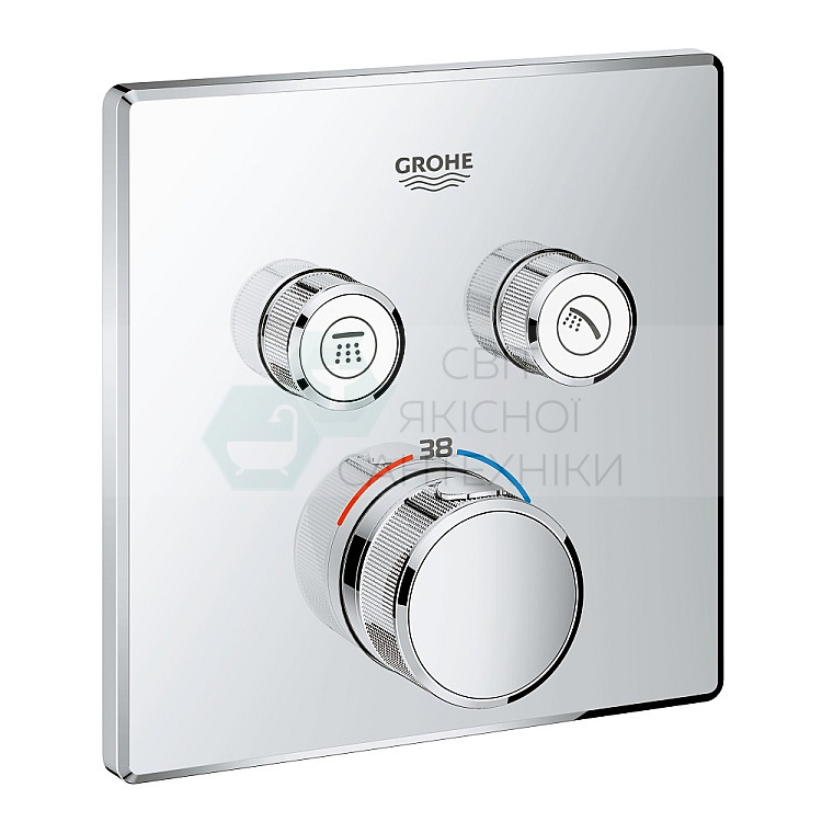 Купити Термостат прихованого монтажу з 2 кнопками Grohe Grohtherm ...