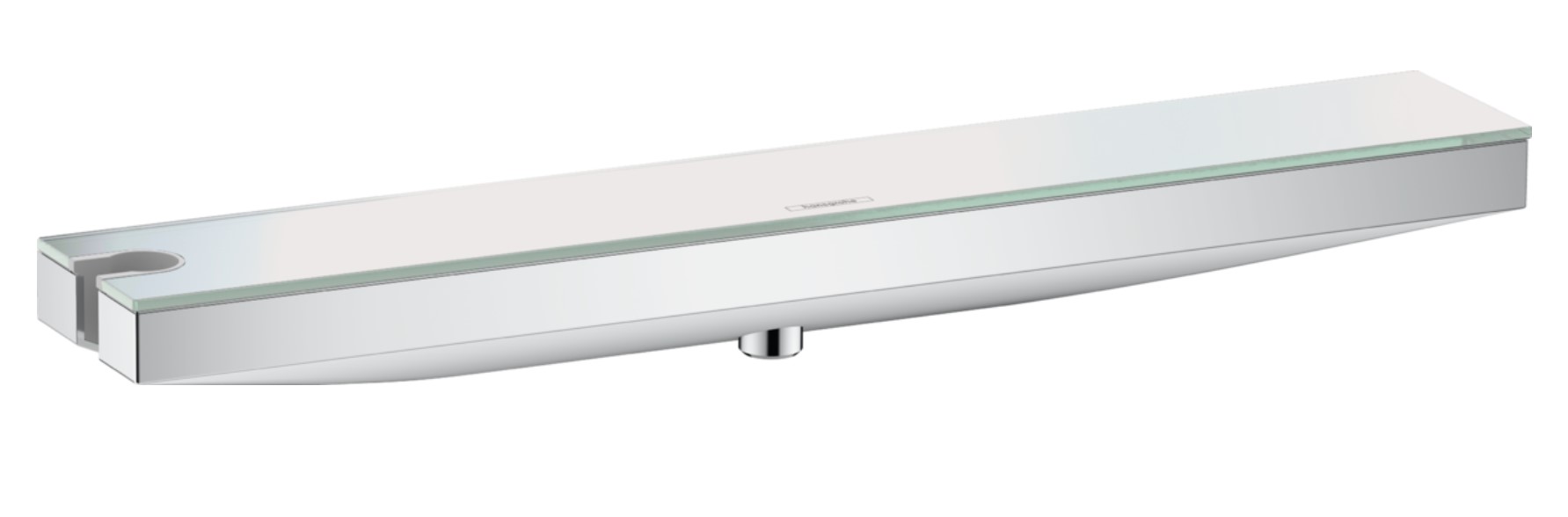 Купити Шлангове під'єднання з поличкою L Chrome Hansgrohe Porter 500 ...