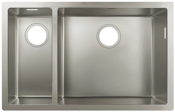 Купити Кухонна мийка під стільницю на дві чаші Stainless Steel ...