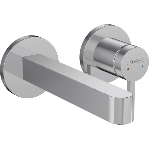Купити Змішувач для умивальника зі стіни Chrome HANSGROHE Finoris 165 ...