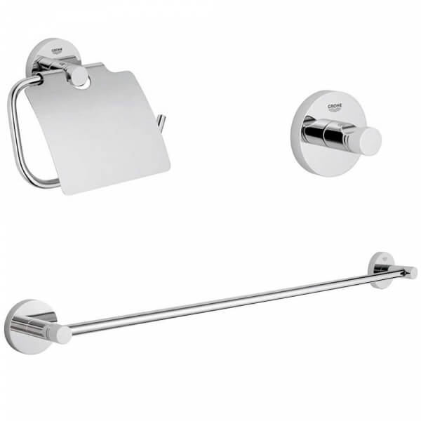 Купити Набір аксесуарів GROHE ESSENTIALS NEW 40775001 3-в-1 - SVITSANTEH