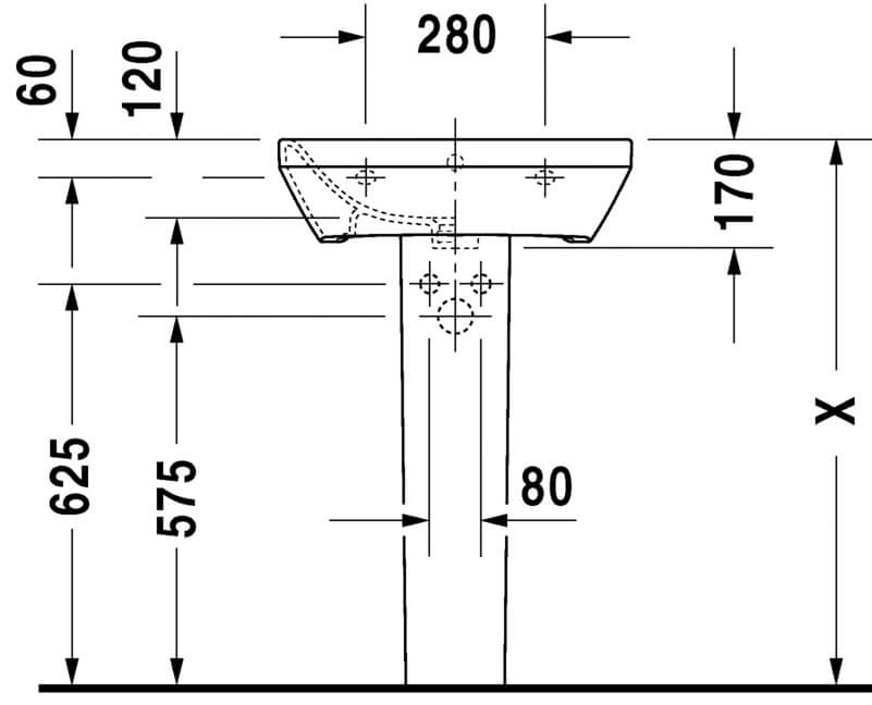 Купити Умивальник Duravit Durastyle 55х44 2319550000 - SVITSANTEH