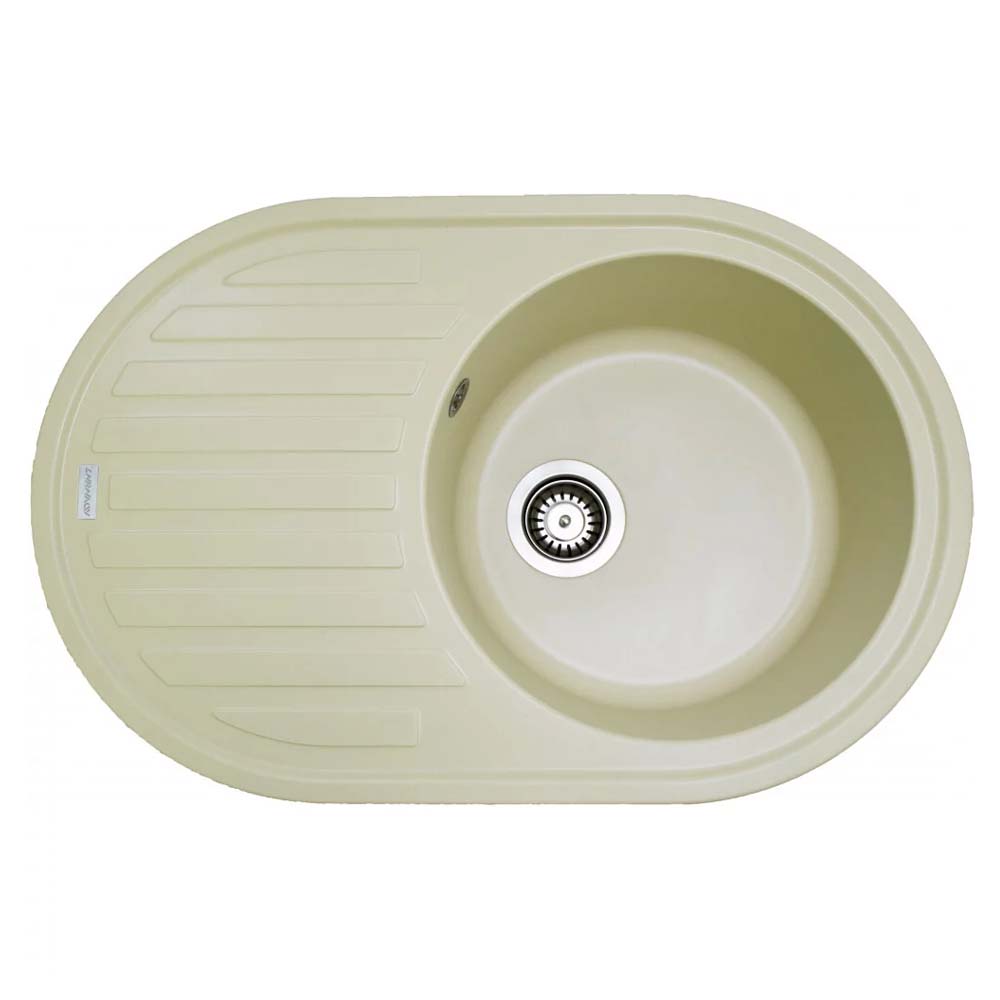 Купити Кухонна мийка 76х49 Fancy Marble ELIPSE 120070801 айворі ...