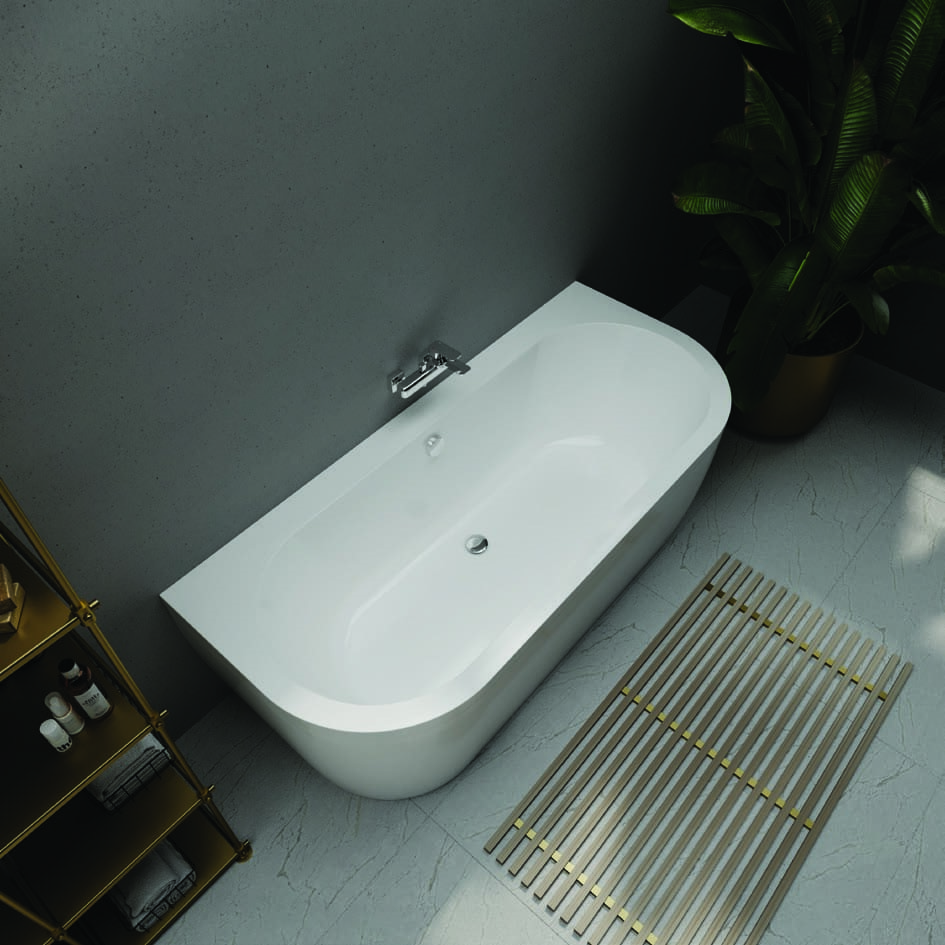 Купити Ванна окремостояча пристінна Koller Pool MIO 170х75 - SVITSANTEH