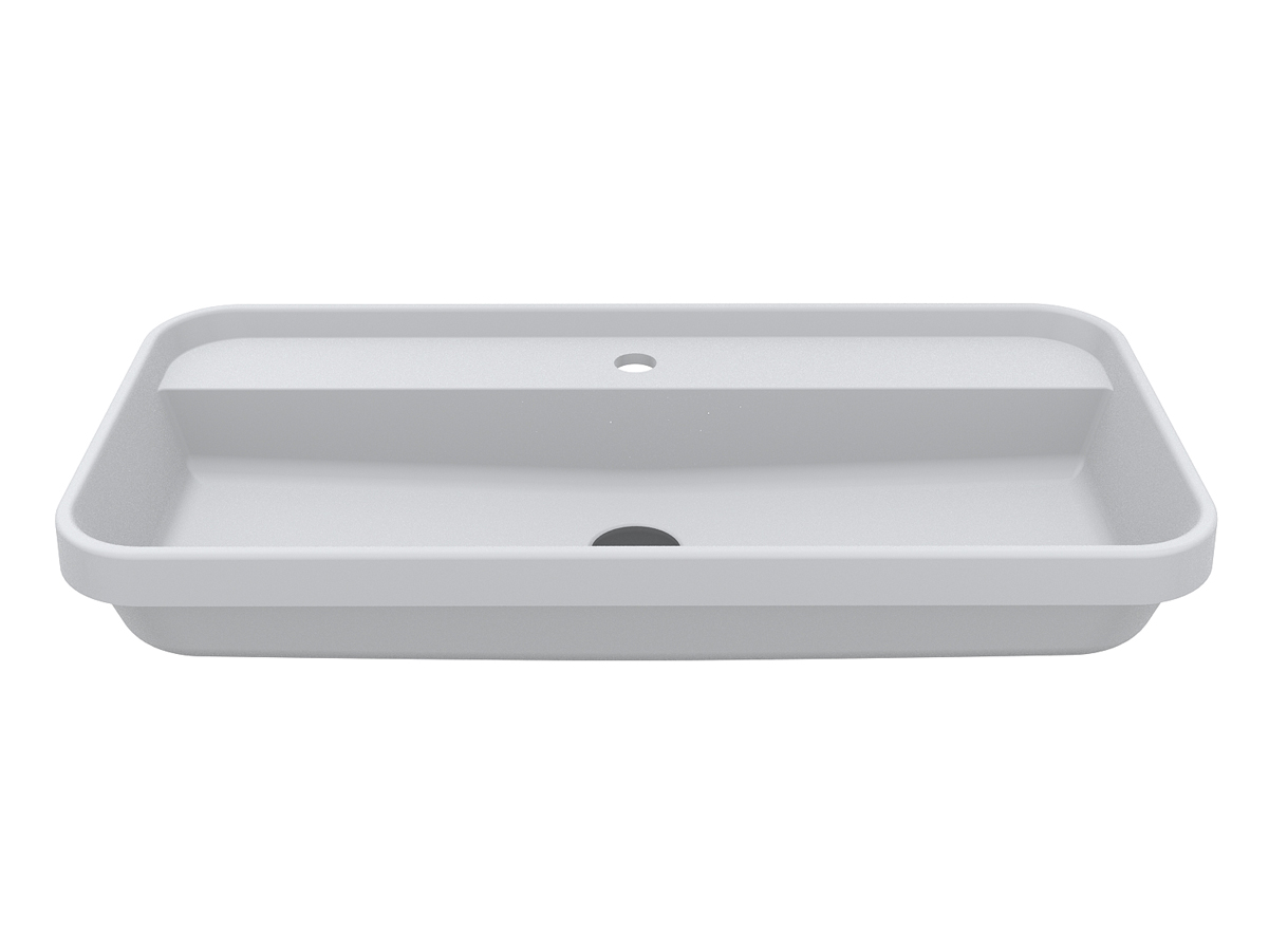 Купити Умивальник MIRAGGIO OCEAN 800 MIRASOFT білий матовий - SVITSANTEH