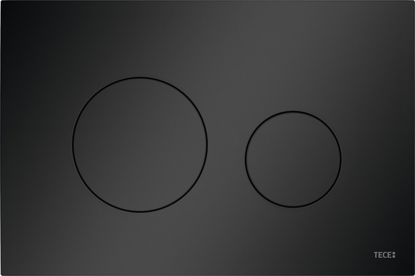 Купити Панель подвійного змиву TECE Loop чорна матова 9240925 | SvitSanteh